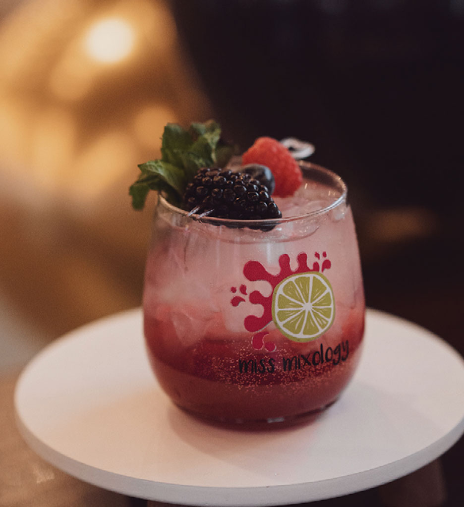 Miss Mixology's Summer Berry Spritzer