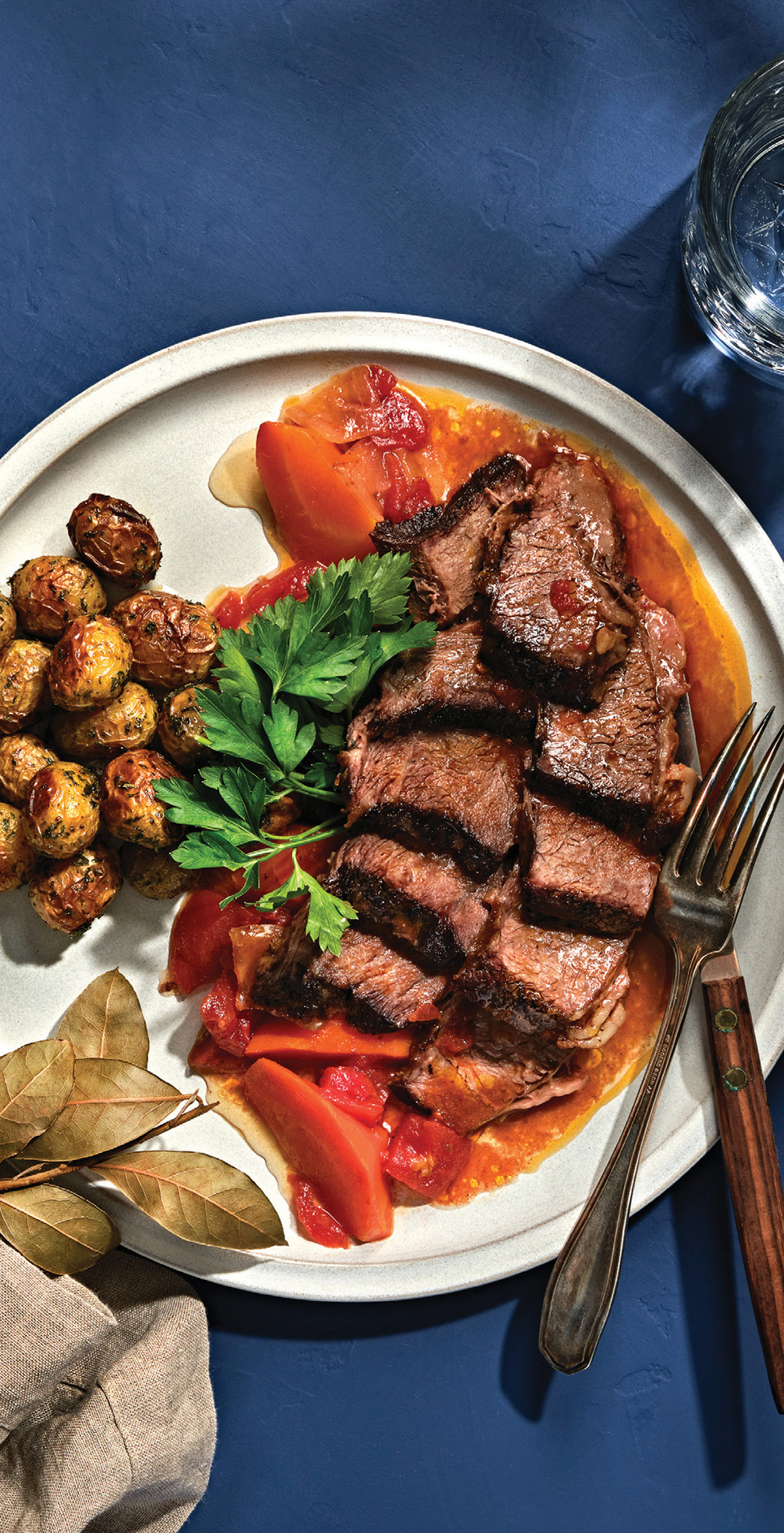 Braised Beef Brisket with Roasted Potatoes