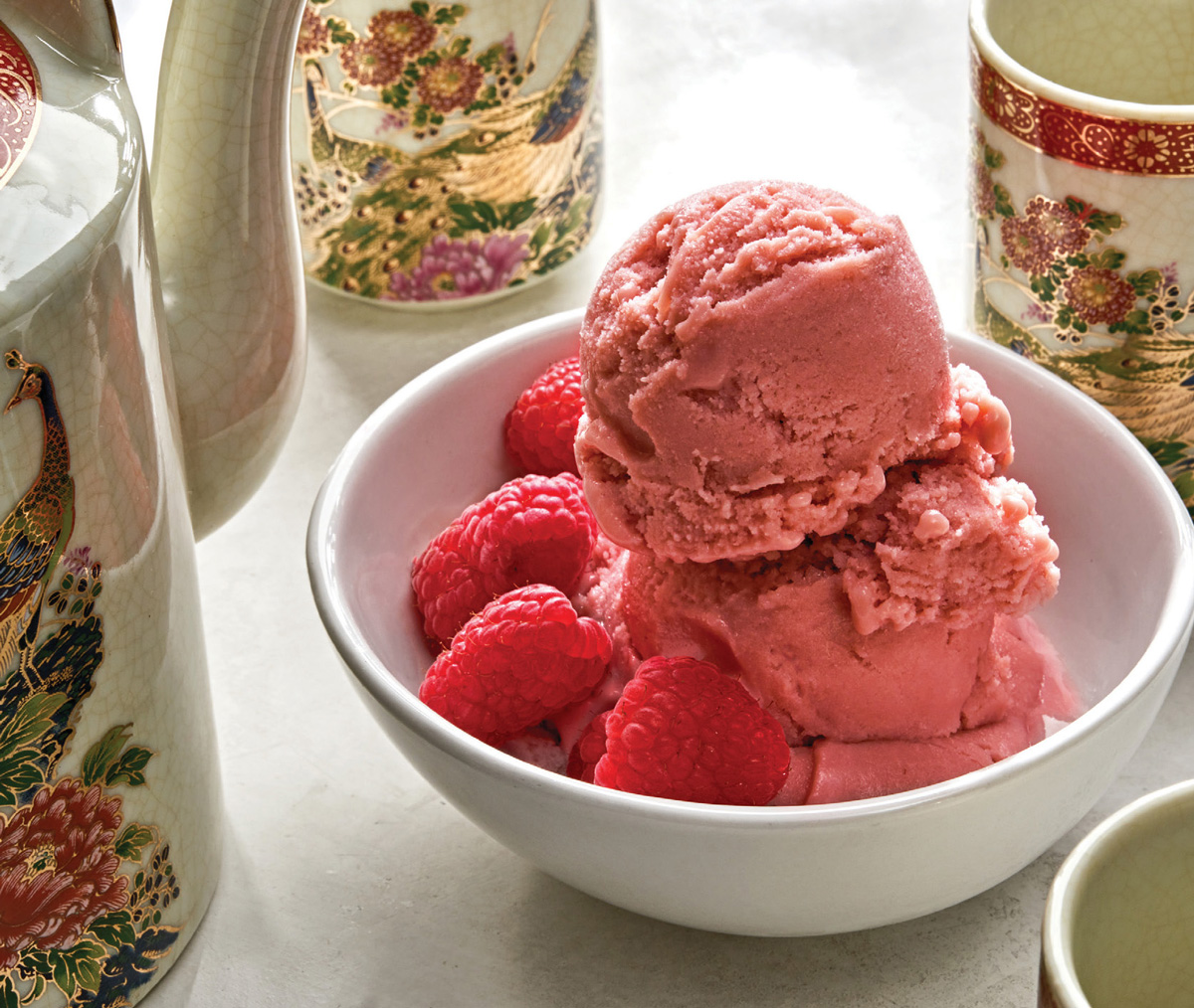 Raspberry Tofu Ice Cream